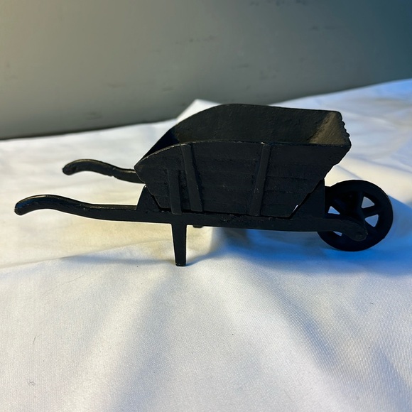 Accents | Vintage Mini Cast Iron Wheelbarrow | Poshmark
